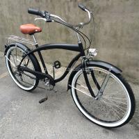 China Comfortable and Durable Men's 6 Speed Beach Cruiser Bicycle with 170MM Crankset for sale