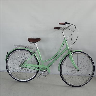 China USA Canada Market 3 Speed Green Color Step Through City Cruiser Bike for Women Ladies for sale