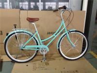 China USA Canada Market 3 Speed Green Color Step Through City Cruiser Bike for Women Ladies for sale