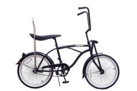 China 14KGS Black Color Sport Beach Cruiser Bike Lowrider Bike with Leather Saddle for sale