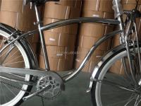 China 1.8m Length 160kg Load Capacity 26 Inch Chrome Single Speed Men's Beach Cruiser Bicycle for sale