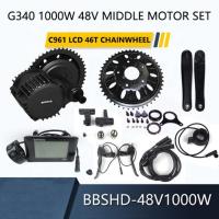 China BAFANG G320 Middle M615 750W/1000W Brushless 8fun BBSHD-48V Electric Bike Motor Kit for sale