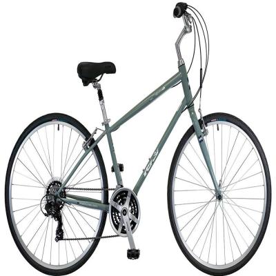 China Promax Crank 1.8m Aluminum Alloy Frame 21S Comfort Fitness Hybrid Bike for Adults for sale