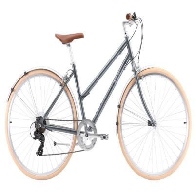 China Customize Vintage Lady Bicycle Retro Women Bike Chrome Bikes with 3 Speed Gears for sale