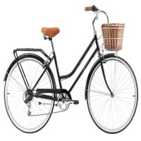 China 15KG Women's Step Through Bicycle LADIES CLASSIC 7-SPEED BIKE with Two Baskets Design for sale