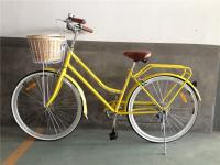 China 15KG Women's Step Through Bicycle LADIES CLASSIC 7-SPEED BIKE with Two Baskets Design for sale
