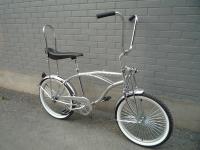China 20 inch CE certified chrome painting lowrider beach cruiser bike with banana saddle for sale