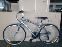 China 21 Speed Urban Fitness Bike Double V Brake Comfort Hybrid Bike with NO Fork Suspension for sale