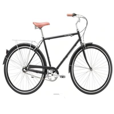 China 700C Lasco Crank Set Multi 3 Speed Comfort City Cruiser Rental Bikes for Men's Fitness for sale