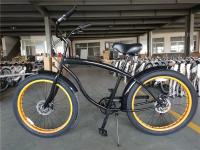 China 26 inch 3.0 tire fat tire men beach cruiser bike with Shimano 7 gear and disc brake for sale