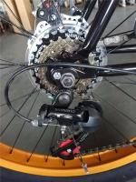 China 26 inch 3.0 tire fat tire men beach cruiser bike with Shimano 7 gear and disc brake for sale