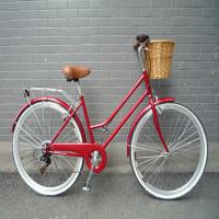 China 7 Gear Women's Vintage Hybrid Bicycle 26