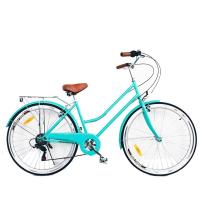 China CPSC Colorful 700C CE Hi-Steel Lady City Bicycle with Aluminum Alloy Rim and 7 Speeds for sale