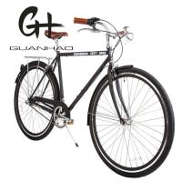 China CE Hi-Ten Steel Frame Single Speed Street Holland Traditional Adult Men City Bicycle for sale