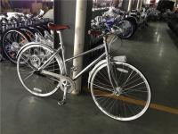 China NO Suspension 3 Gear Silver Color Cromo Frame Vintage Ladies Bike Retro Women Lady Bicycle for sale