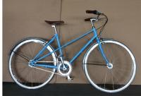 China NO Suspension 3 Gear Silver Color Cromo Frame Vintage Ladies Bike Retro Women Lady Bicycle for sale