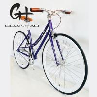 China NO Fork Suspension 700C Cr-MO Steel Women Frame Inner 2 Speed Lady City Bike for sale