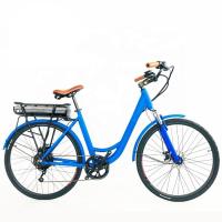 China USA Standard 7 Speeds City Electric Bike with 10.4AH Lithium Battery and Smart Sensor for sale