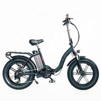 China CE Approved 48V 10.4AH Electric Folding Bike with 750W Motor and Top Speed of 50KM/H for sale