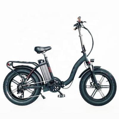 China CE Approved 48V 10.4AH Electric Folding Bike with 750W Motor and Top Speed of 50KM/H for sale
