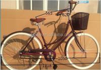 China 28 Inch City Bike OMA Bicycle Popular Dutch Cycle with Steel Frame and Fork Material for sale