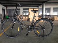 China Affordable Black Color Single Speed 26 inch 28 inch Ladies City Bike with Steel Frame for sale
