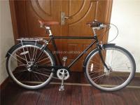 China 700C pedal mens retro vintage city bike internal gear 3 speed Aluminum fork KMC chain for sale