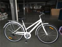 China Adult Hybrid Bike 700C 6 Speed Lady City Cruiser Bicycle with Gross Weight 17kg for sale