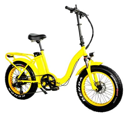 China 48V 21AH Lithium Battery 1000W 50KM/H UL2849 Women Lady Customized Electric Fat Snow Tire Folding Bicycle for sale