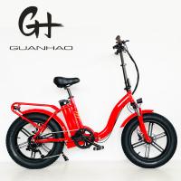 China Foldable Frame 48V 750W Electric Bike with Step Through Design and 20x4 Fat Tire for sale
