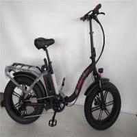 China Foldable Frame 48V 750W Electric Bike with Step Through Design and 20x4 Fat Tire for sale