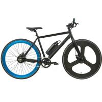 China Aluminum Frame 700C Single Speed 500W 48V 10AH Lithium Battery Electric Bike for City for sale