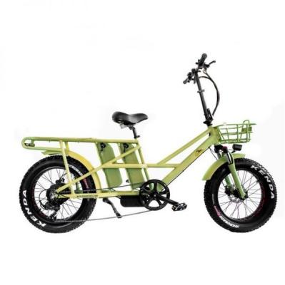China 48V Electric Dual Motor 1000 Watt Long Range Fat Tire Cargo E-Bike with Fast Charging for sale