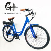 China 48V 500W 14AH 28MPH OEM Customized Women Lady Step Though Electric City Bike for Easy for sale