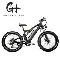 China Shimano 7 Speed 1000W Mid Drive Motor Electric Bike 26 Inch for 2023 Fat Tire E Bikes for sale