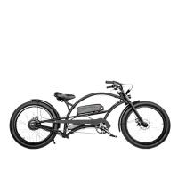 China Rear Hub Motor 48V 1000W 17AH CE Single Speed Electric Chopper Beach Cruiser Bike for sale