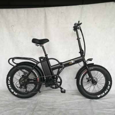 China 20 Inch 48V 500W 750W 1000W Electric Folding Bike with Fat Tire Max Speed 30-50Km/h for sale