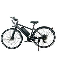 China 26inch 7 Speeds OEM Aluminum Frame 500W 48V 45KM/H Women City Girl Electric Hybrid Bike for sale