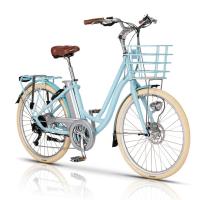 China Max Speed 45KM/H 48V500W 14AH 7 Speeds Aluminum Frame Disc Brake Electric Hybrid Bike for sale