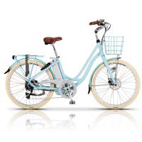 China Max Speed 45KM/H 48V500W 14AH 7 Speeds Aluminum Frame Disc Brake Electric Hybrid Bike for sale
