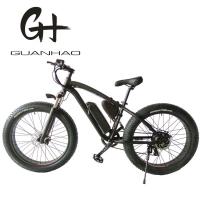China 26inch Hi-Ten Steel Frame 48V 500W 10.4AH Chinese Snow Fat Tire Mountain Electric Bike for sale