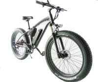 China 26inch Hi-Ten Steel Frame 48V 500W 10.4AH Chinese Snow Fat Tire Mountain Electric Bike for sale