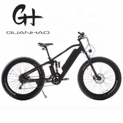 China 8 SPEED Gears 26inch 48V 17Ah Lithium Battery Electric Mountain Bike with 1000W Bafang Middle Motor for sale