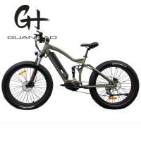 China 8 SPEED Gears 26inch 48V 17Ah Lithium Battery Electric Mountain Bike with 1000W Bafang Middle Motor for sale