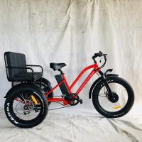 China USA Market BAFANG Sensor Electric Tricycles with Three Wheels and Hydraulic Disc Brake for sale