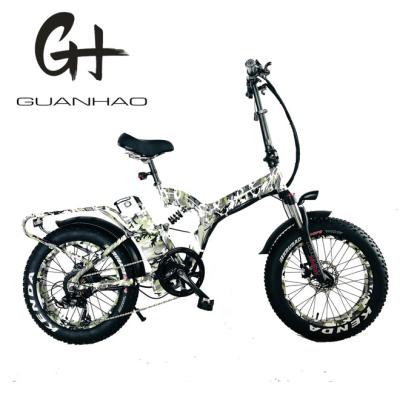 China 20inch Electric Snow Tire Bike with 750W Rear Hub Motor and 48V30AH Lithium Battery for sale