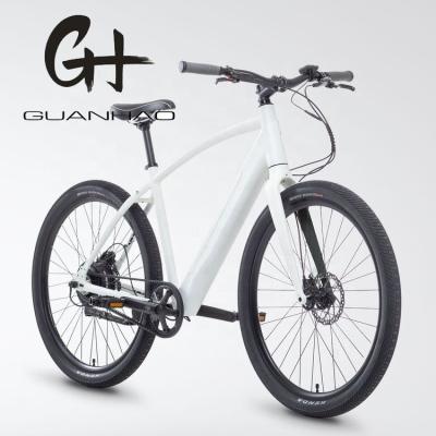 China 36V 350W EN15194 2007 Single Speed Electric Bicycle with 10.41AH Lithium Battery and PAS for sale
