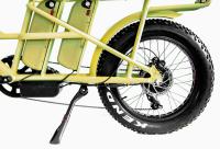 China Aluminum Alloy Frame 48V34AH 1000W Fat Tire Ebike with Dual Batteries and Two Baskets for sale
