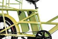 China Aluminum Alloy Frame 48V34AH 1000W Fat Tire Ebike with Dual Batteries and Two Baskets for sale