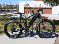 China 750W Bafang Motor Electric Mountain Bike with Shimanu 7 Speed Gears and C 3.0 Tires for sale